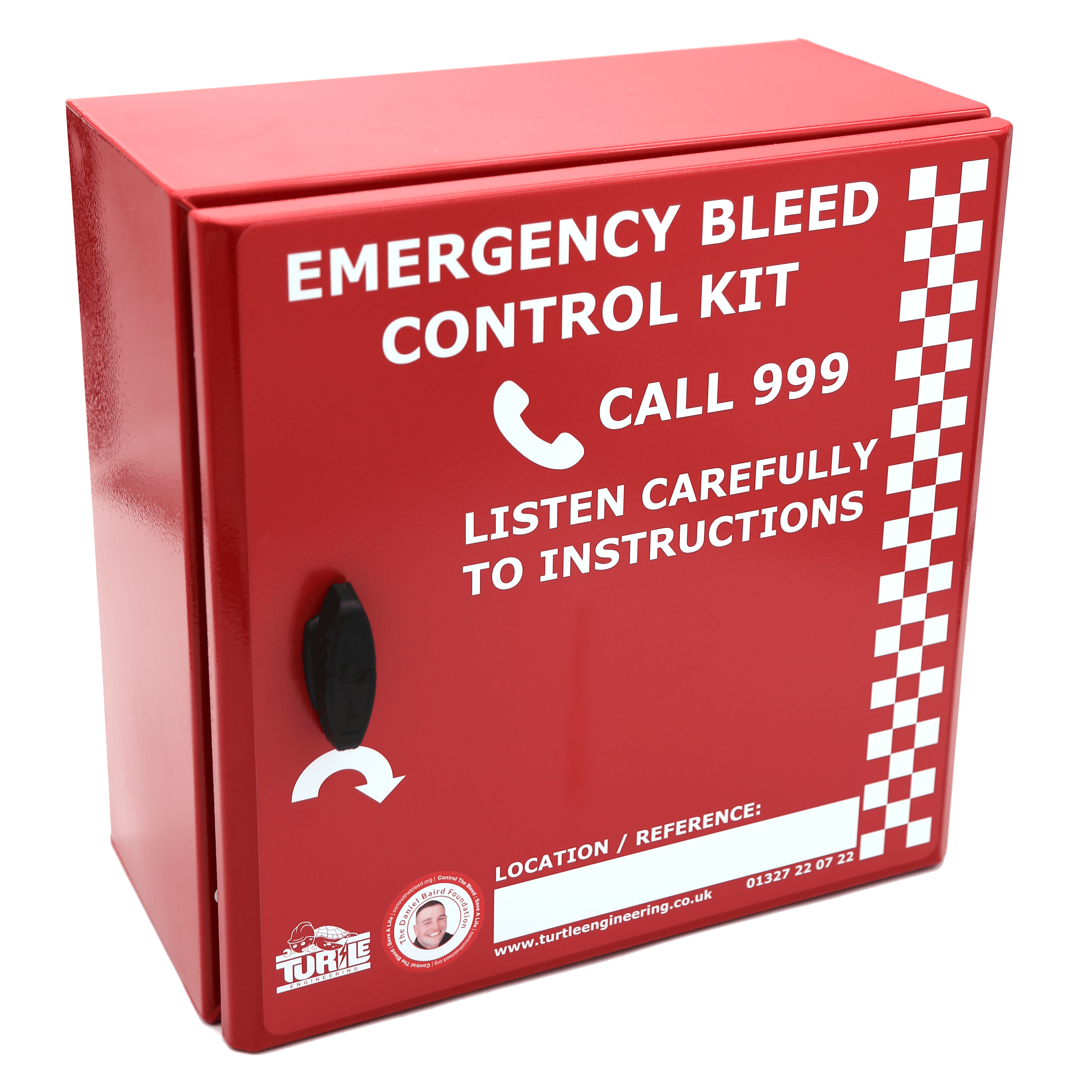Unlocked Emergency Bleed Control Cabinet – Kit Optional - Turtle defib ...